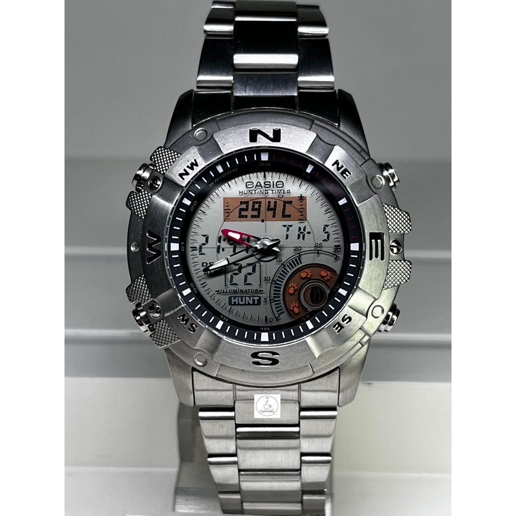 นาฬิกาข้อมือผู้ชาย CASIO รุ่น OUTGEAR AMW-704D-7A สำหรับนักผจญภัยและนัก ...