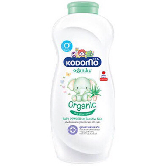 แป้งโคโดโม โอกานิคุ สูตรออร์แกนิค อโล เวร่า ลดการฟุ้งกระจาย KODOMO Oganiku Organic Aloe Vera ...