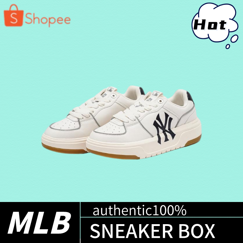 MLB รองเท้าผ้าใบ Unisex รุ่น 3ASXCA12N 50IVS - สีขาวงาช้าง | Shopee Thailand