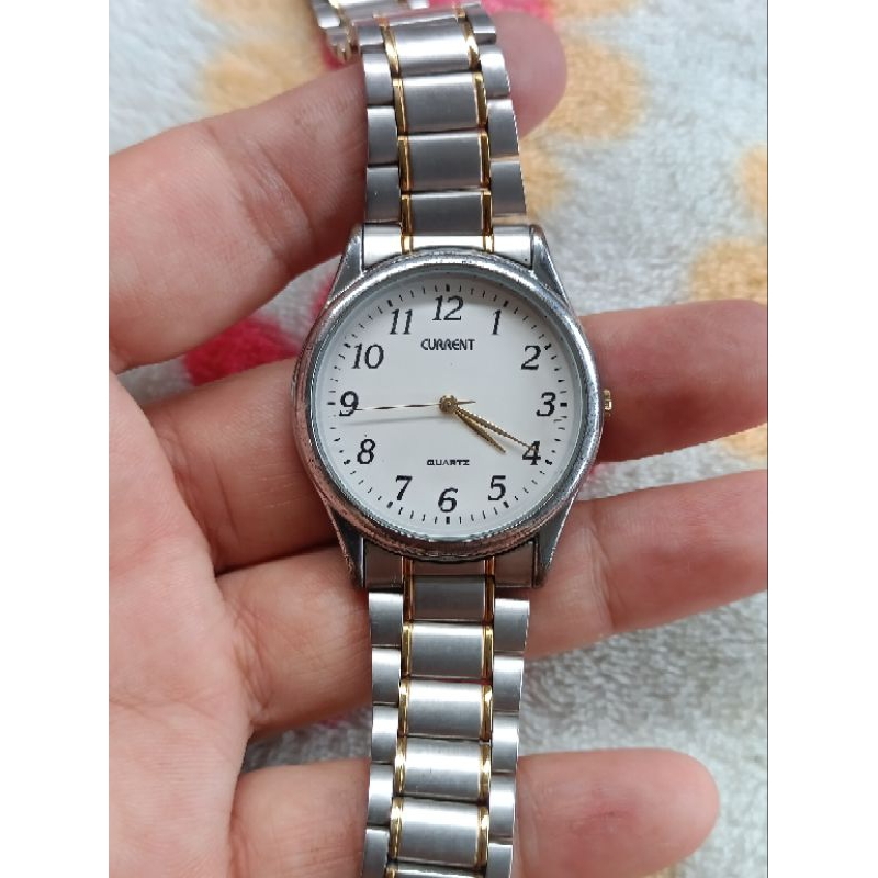 CURRENT Watch Quartz นาฬิกามือสองสุภาพบุรุษ | Shopee Thailand