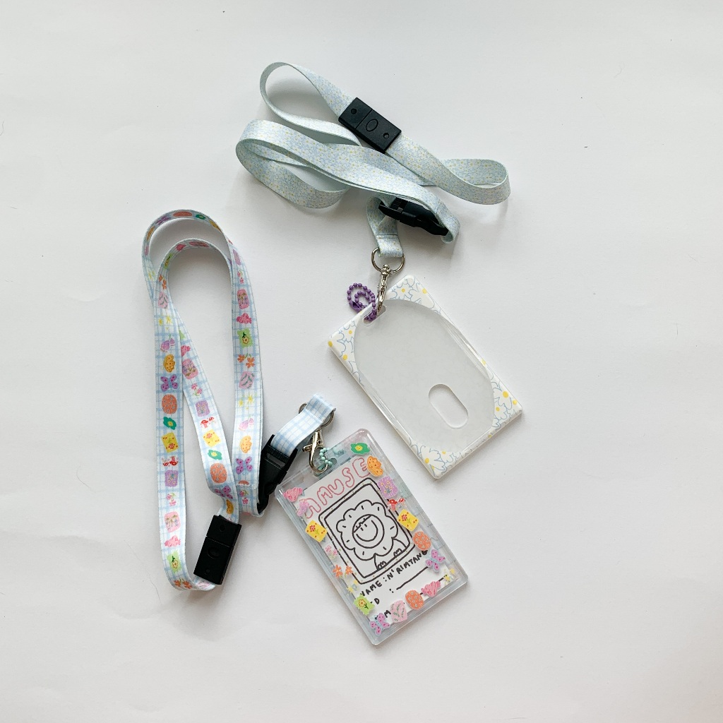 amuse stuff-neck strap สายคล้องคอลายปริ้น | Shopee Thailand
