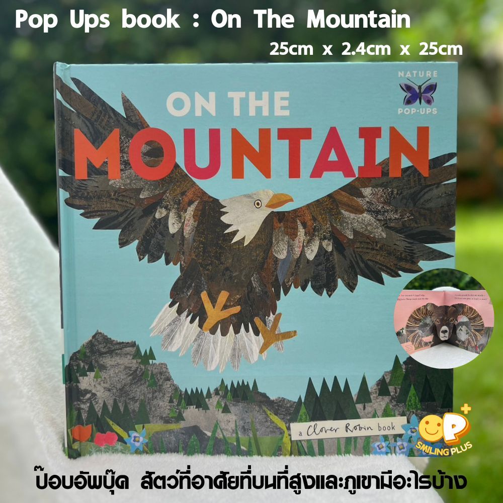 พร้อมส่ง On The Mountain (Nature Pop ups) หนังสือป๊อบอัพ ภาพสัตว์หลาย ...