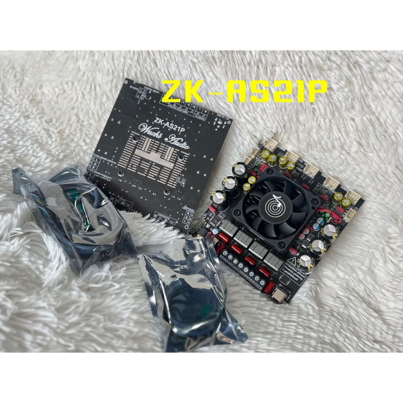 แอมป์ AS21P แอมป์จิ๋วบลูทธ 600W+300*2W แอมป์จิ๋วบลูทธ 2.1 แอมป์ จิ๋วโม ...