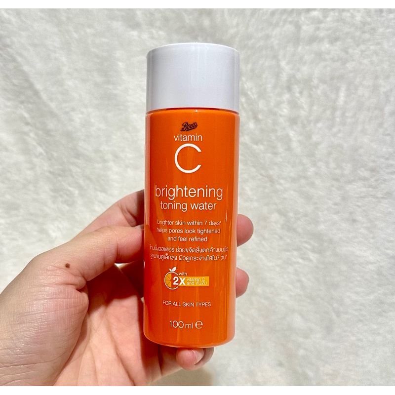 BOOTS VITAMIN C Toner บู๊ทส์ วิตามิน ซี ไบรท์เทนนิ่ง โทนนิ่ง วอเตอร์ ...