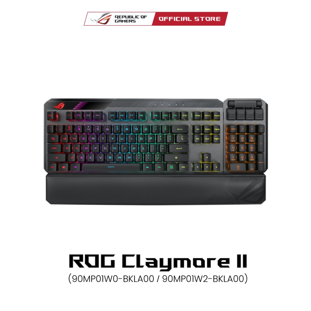 ASUS MA02 ROG Claymore II (90MP01W0-BKLA00/90MP01W2-BKLA00), gaming ...