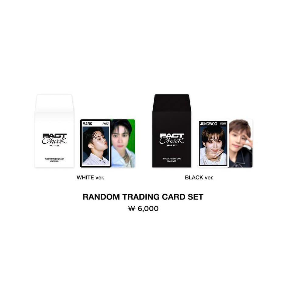 พร้อมส่ง การ์ด NCT 127 Trading card Fact Check สีดำ / สีขาว | Shopee ...