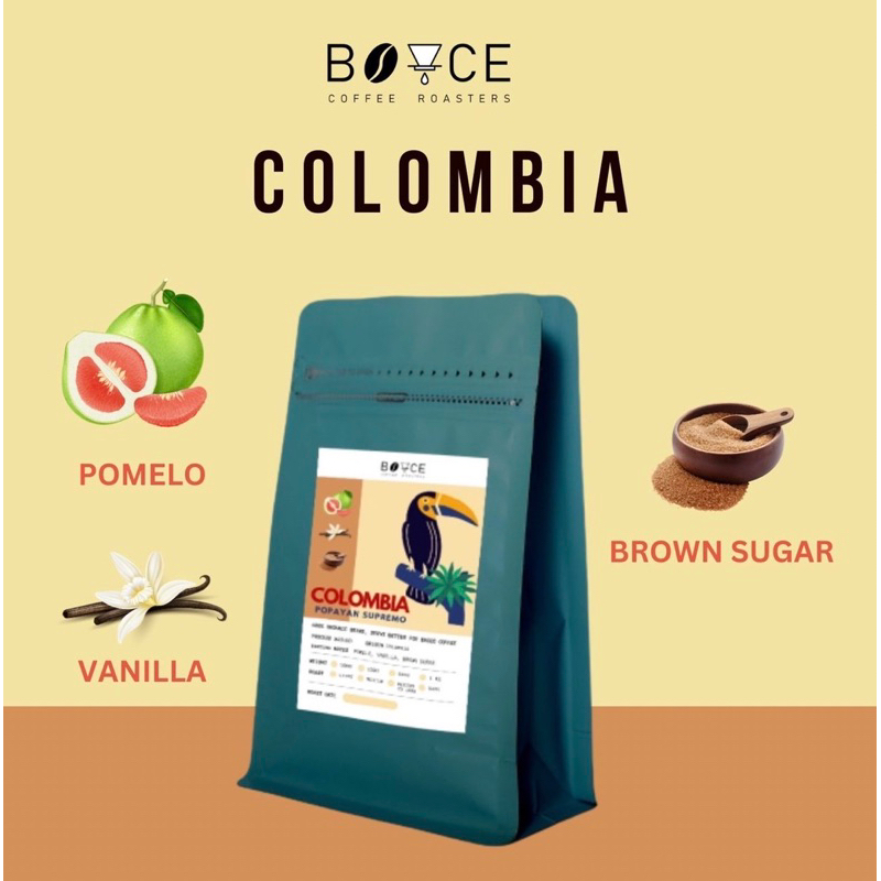 เมล็ดกาแฟคั่ว colombia popayan supremo by boyce coffee roasters ...