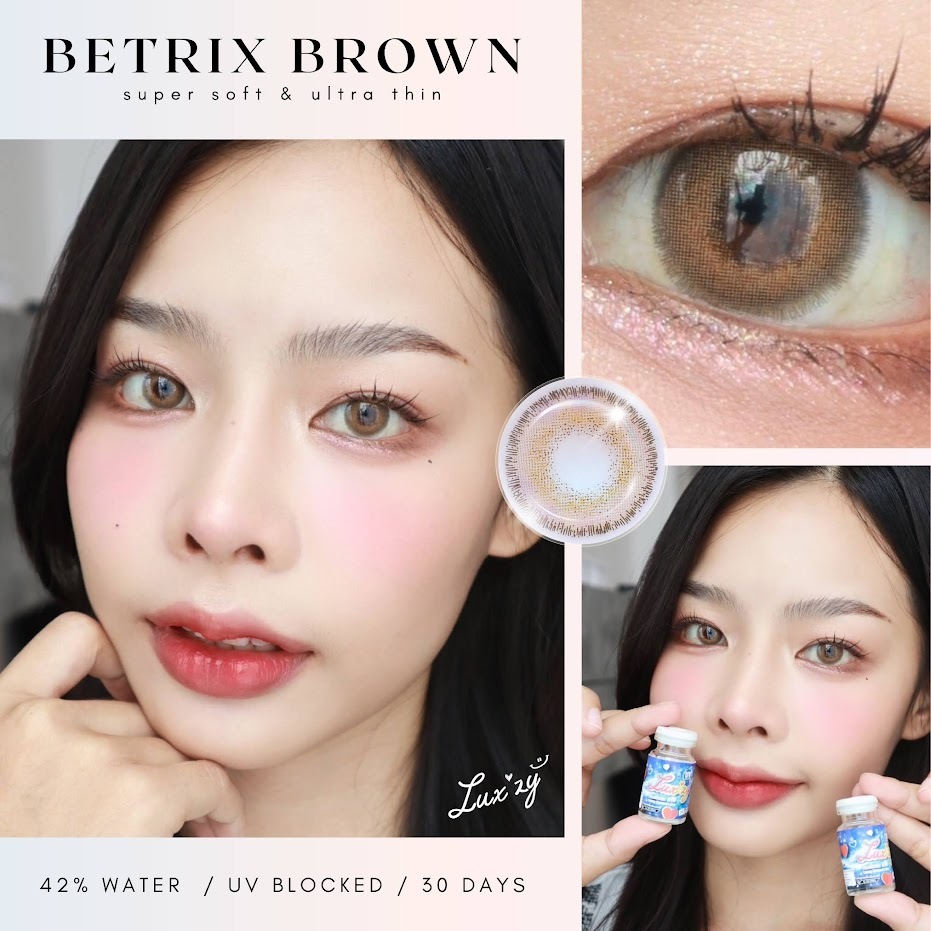 🔥 คอนแทคเลนส์ ขนาดกลาง Betrix (Luxzylens) | Shopee Thailand