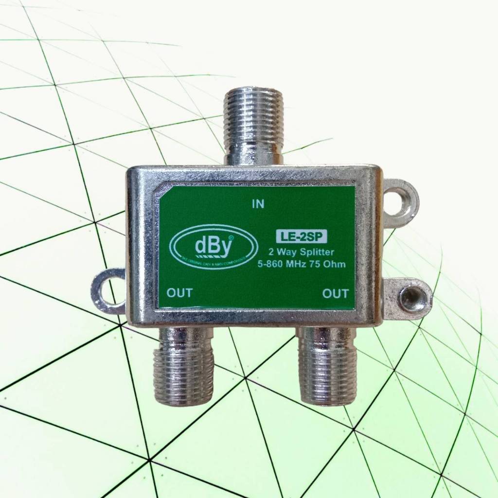 ตัวแยกสัญญาณเสาอากาศทีวี 2, 3, 4 ทาง รุ่นประหยัด ถูกสุดในรุ่น dBy LE ...