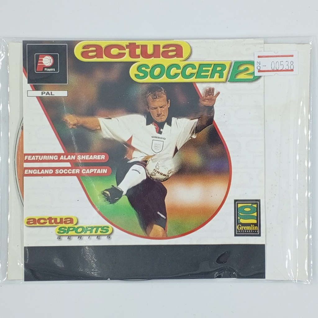 [00538] ACTUA SOCCER 2 (EU) แผ่นเกมก็อปปี้ PS1 แผ่นเกมปั๊มโรงงาน มือสอง ...