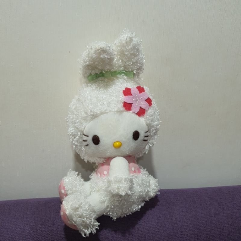 hello kitty bunnyขนสีขาว | Shopee Thailand
