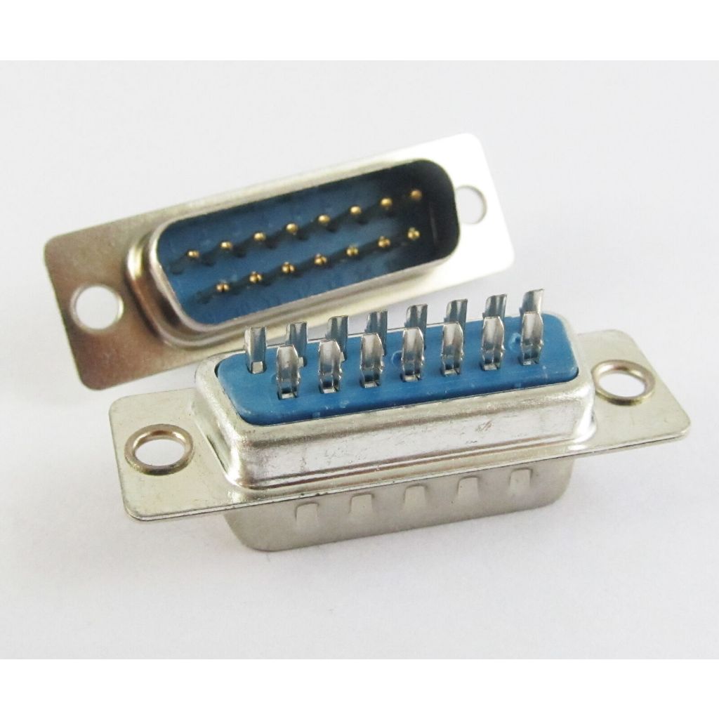 ชุดหัวประกอบ 1Sets Parallel Serial Port DB15 15Pin 15 Way D Sub Female ...