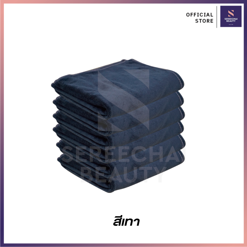 ZELEZ Professional ผ้าขนหนูไมโครไฟเบอร์ ขนาด 70x160 ซม. (แพ็ค 6 ผืน ...