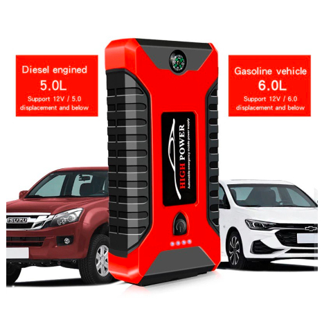 99800MAh Car Power Bank พลังงานสูงพร้อมปั๊ม Power Bank Car Jump Start ...