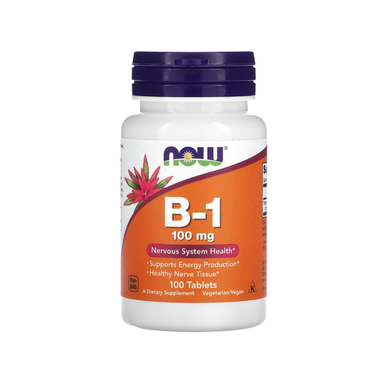 Now Foods, B-1, 100 mg, 100 Tablets | Shopee Thailand
