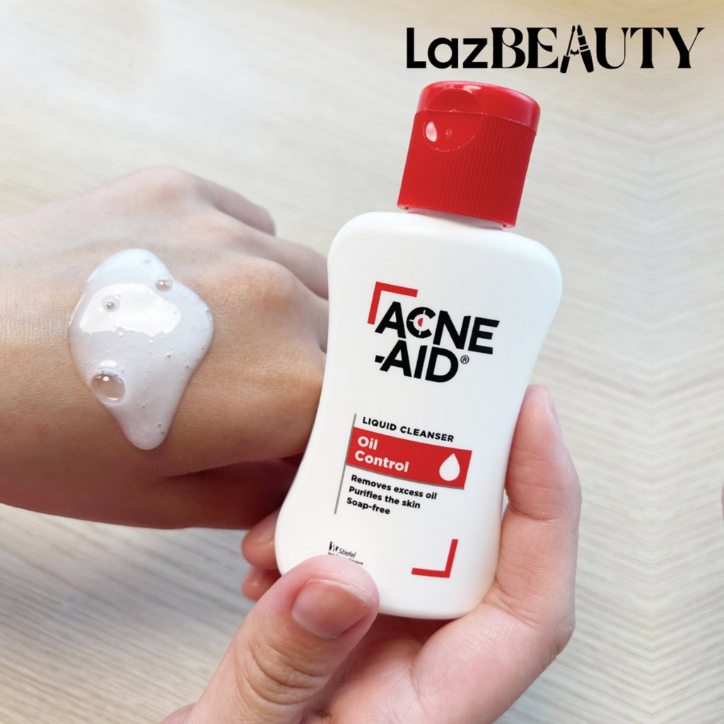 Acne-Aid Liquid Cleanser 50ml แอคเน่-เอด ลิควิด เคลนเซอร์ สำหรับผิวมัน เป็นสิวง่าย 50มล. ...