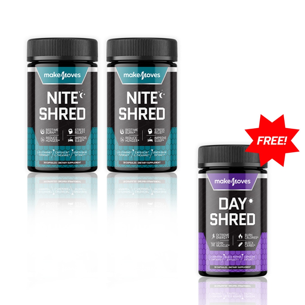 DAY & NITE SHRED MakeMoves ไนท์ 2 แถม เดย์ 1 กระปุก | Shopee Thailand