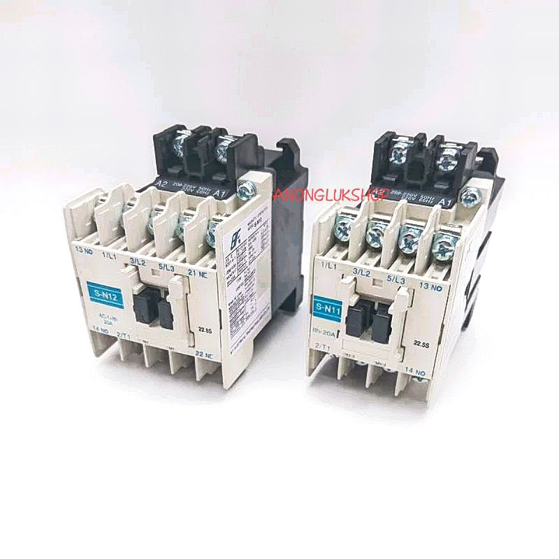แมกเนติก MEGNATIC CONTACTOR SN10 SN11 SN12 220VAC และ Overload THN-12K ...