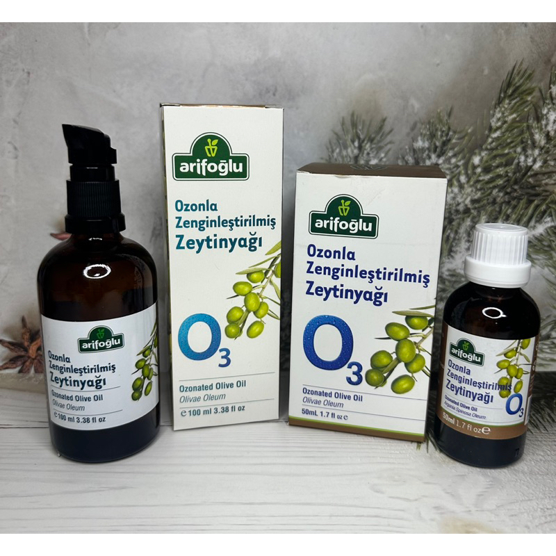 Arifoğlu Ozone Enriched Olive Oil 100 ml / น้ำมันมะกอก ผสมโอโซน บำรุง ...