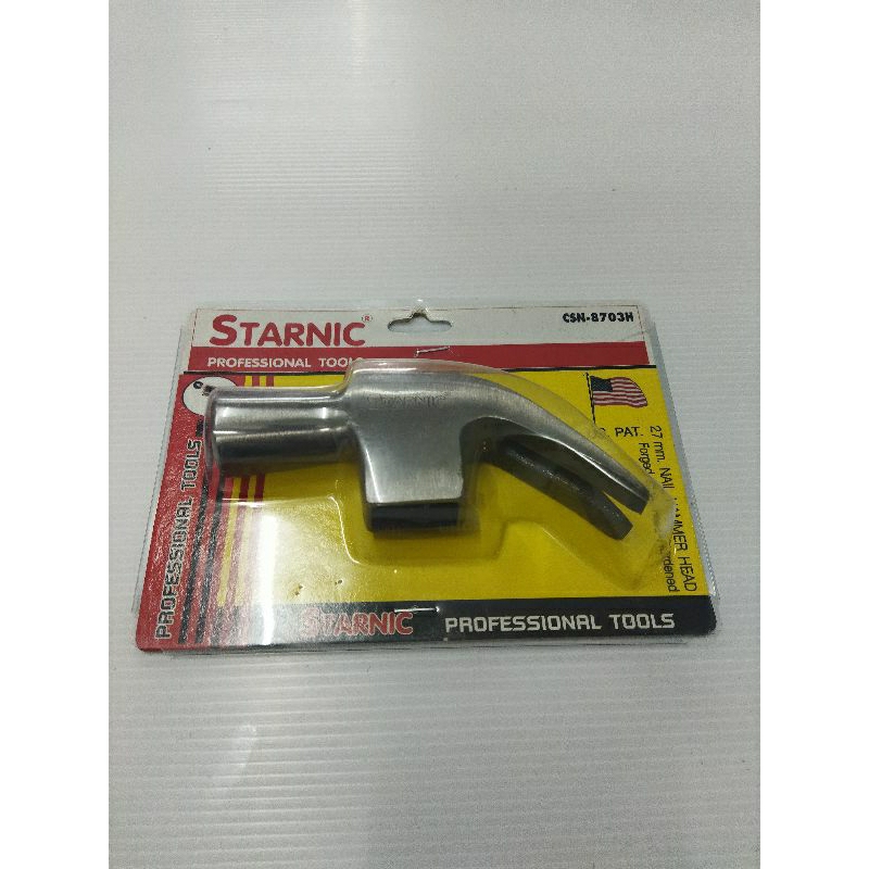 STARNIC หัวค้อน ตอกตะปู มาตรฐาน USA. ของแท้ 100% รุ่นหัวแม่เหล็กเหน็บตะปูได้ ค้อนตีตะปู ค้อน หัว ...