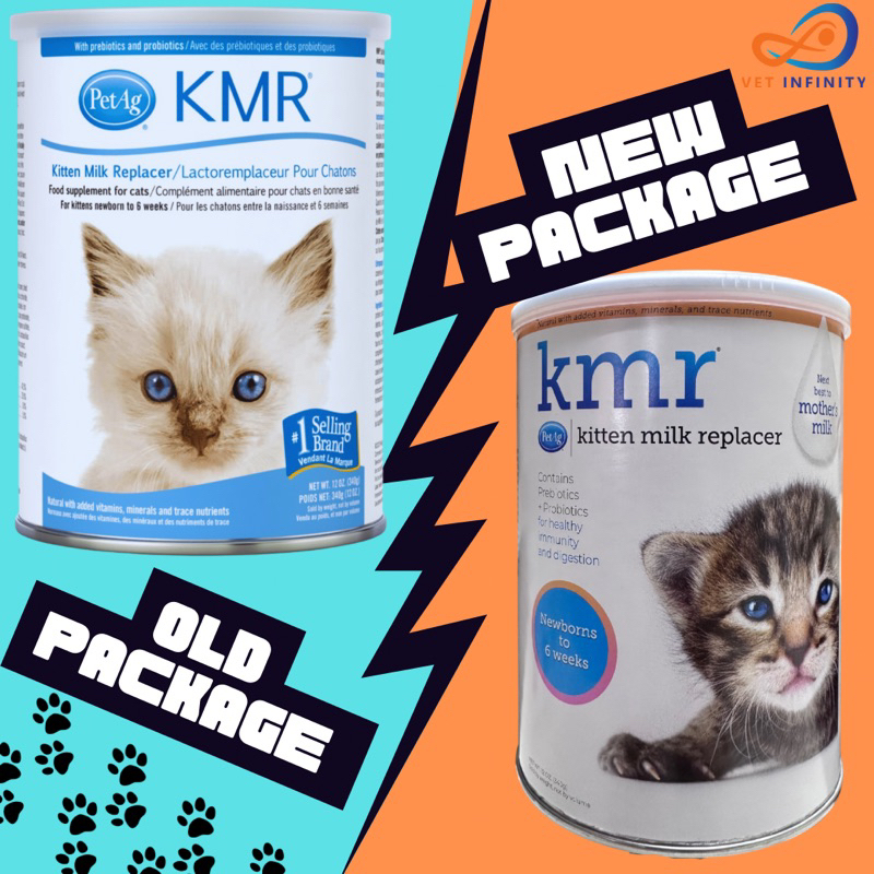 KMR powder อาหารแทนนมสำหรับสัตว์ชนิดผง 12 ออนซ์ แพจเกตใหม่ หมดอายุ 3/ ...