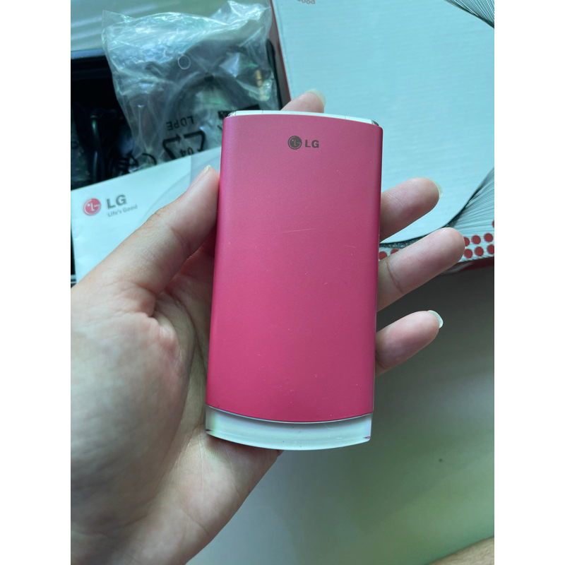 โทรศัพท์มือถือฝาพับ LG Lollipop GD580 สีชมพู รองรับภาษาไทย ใส่ซิมไทยได้ ...