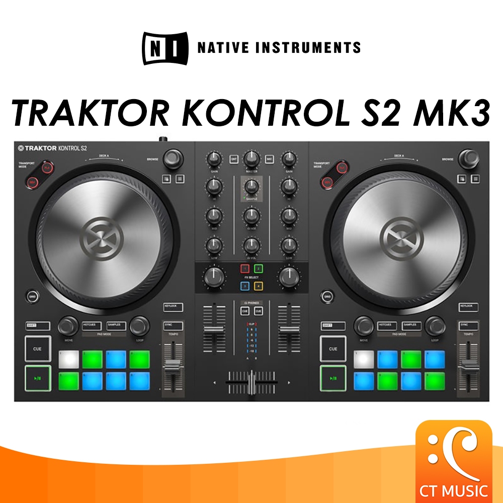 Native Instruments TRAKTOR Kontrol S2 MK3 DJ Controller ดีเจ ...