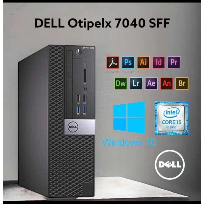 คอมพิวเตอร์ราคาประหยัด DELL otiplex sff intel core i5 gen 6 ram 8 GB ...