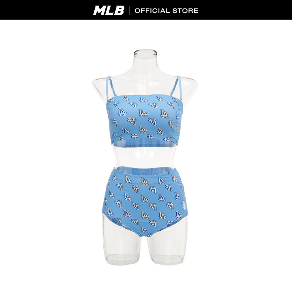 MLB ชุดว่ายน้ำ Unisex รุ่น 3FSWM0333 07SBS - สีฟ้า | Shopee Thailand