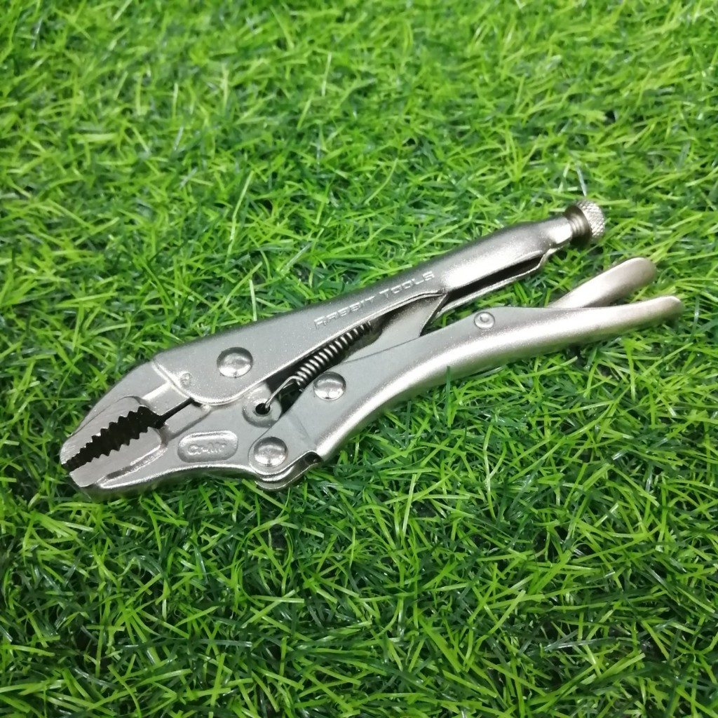 RABBIT TOOLS คีมล็อคปากโค้ง CR-MO ขนาด 5 นิ้ว ( ราคา / ชิ้น ) ***สามารถ ...