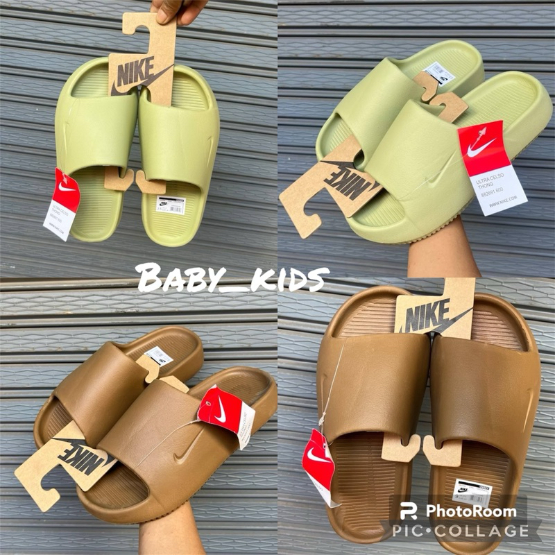 รองเท้าแตะ Nike Clam Slide รองเท้าแตะผู้ชาย น้ำหนักเบาใส่สบาย | Shopee ...