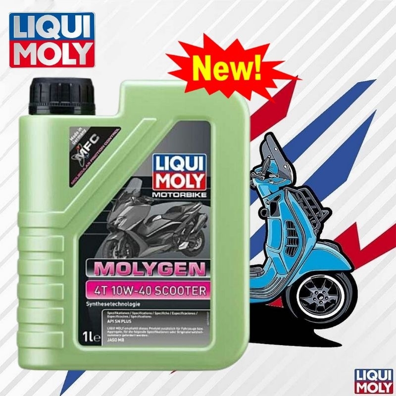 LIQUI MOLY MOLYGEN 4T Scooter 10w40 | Shopee Thailand