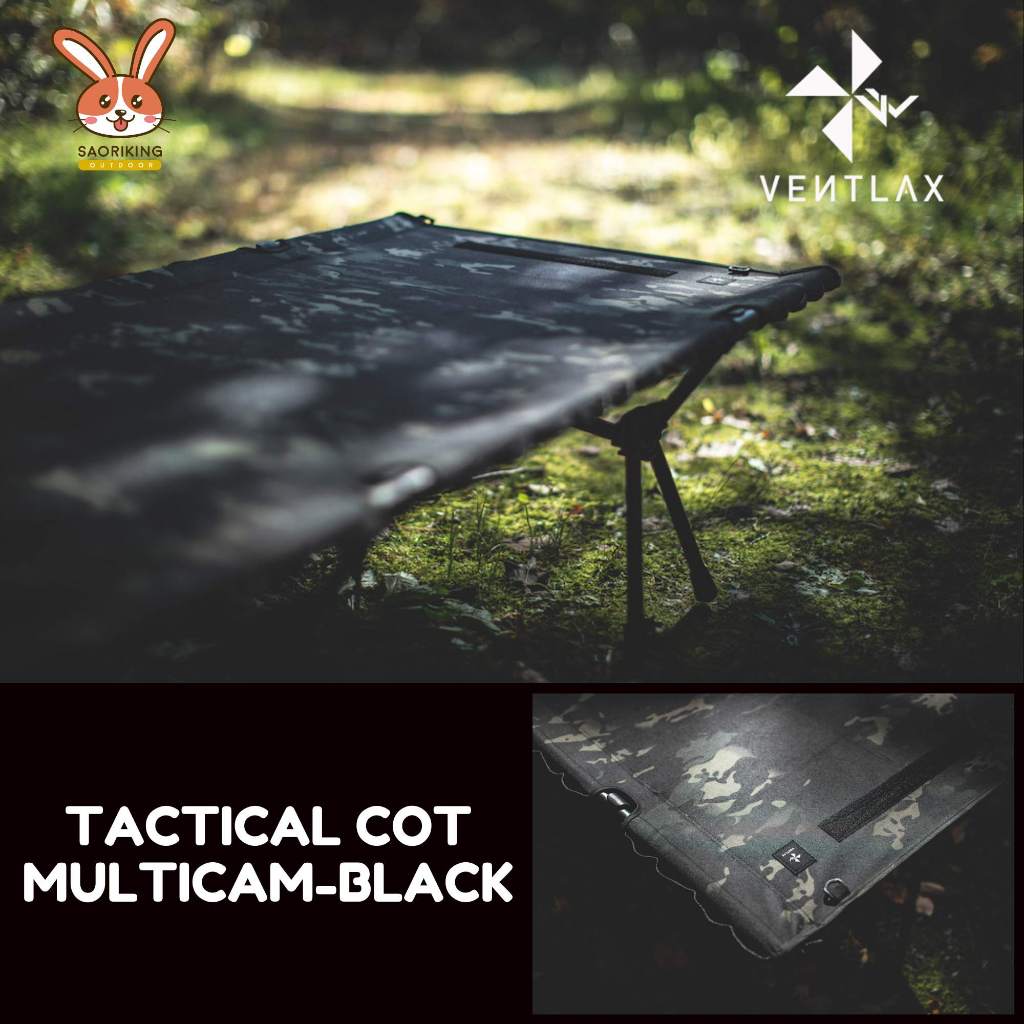 (พร้อมส่ง‼) ที่นอนสนาม VENTLAX 2-Way TACTICAL COT MULTICAM - BLACK CAMO ขายดีในญี่ปุ่น | Shopee ...
