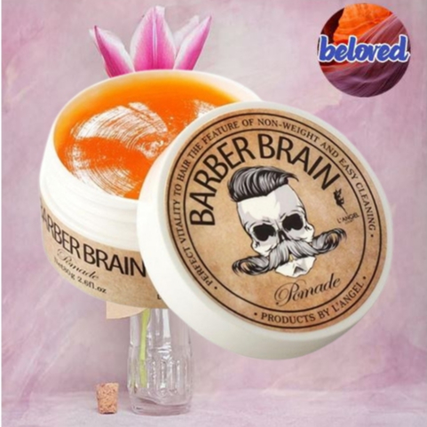BARBER BRAIN Pomade 80 g จัดแต่งทรงผมแนววินเทจ ลุคเนี๊ยบเท่ๆ ให้ผมอยู่ ...