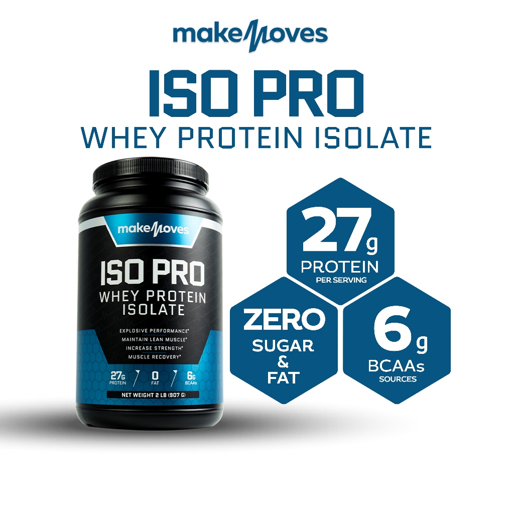 Iso Pro Whey Protein Isolate MakeMoves สูตรลีน | Shopee Thailand