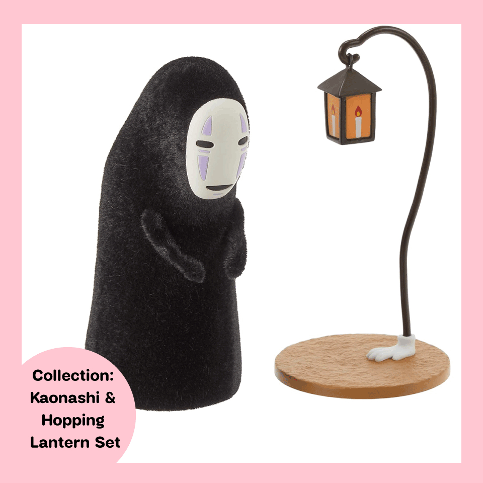 Sekiguchi Spirited Away Doll Collection: Kaonashi & Hopping Lantern Set ...