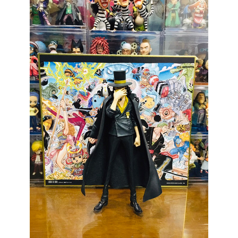 (CxC) แท้100% ร็อบ ลุจจิ ชุดดำ Rob Lucci CP9 Creator X Creator แมวทอง One piece วันพีช Model ...