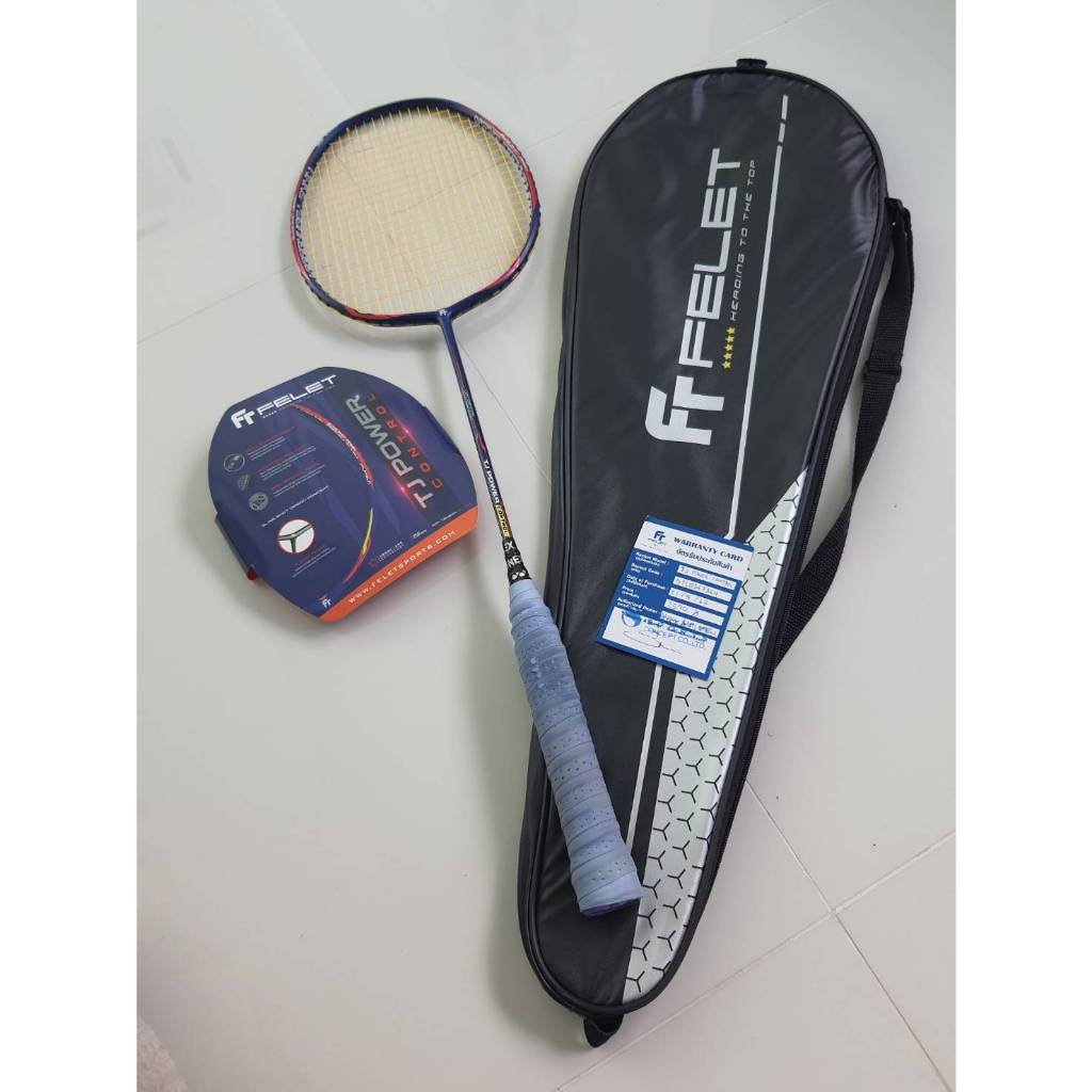 ไม้แบด Felet TJ power control | Shopee Thailand