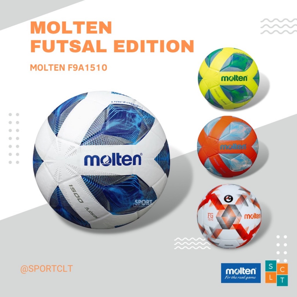 MOLTEN ลูกฟุตซอลหนังอัด FUTSAL รุ่น F9A1510 | Shopee Thailand