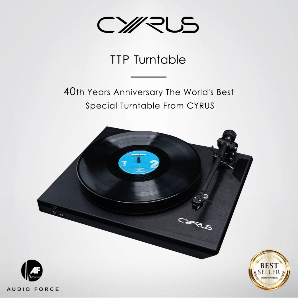 Cyrus TTP Turntable Black | Shopee Thailand