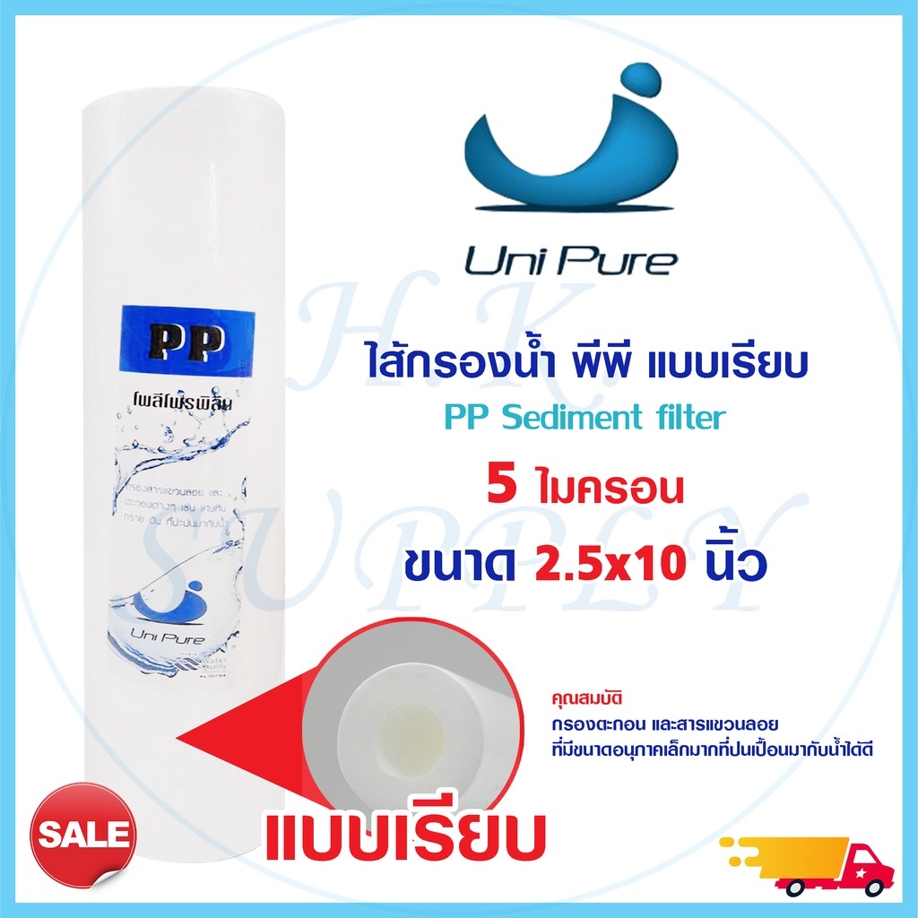 ไส้กรองน้ำ ไส้กรอง PP 10 นิ้ว Lambda 1 5 ไมครอน Tema Sediment 10"x2.5" ไส้กรองหยาบ ตู้น้ำหยอด ...