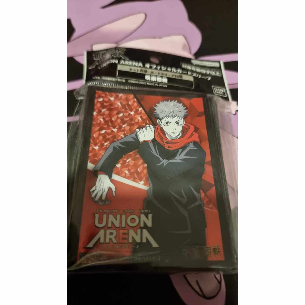 Sleeve Union Arena Official ของแท้เลือกแบบ Jujutsu Kaisen ,My Hero ...