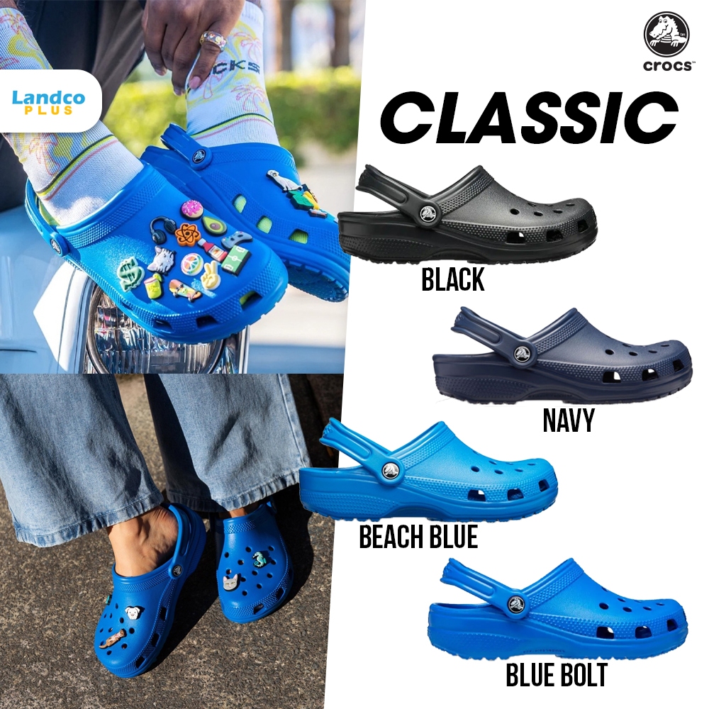 Crocs Collection รองเท้าแตะ รองเท้าแฟชั่น Classic UX CS Clog 10001-001 ...