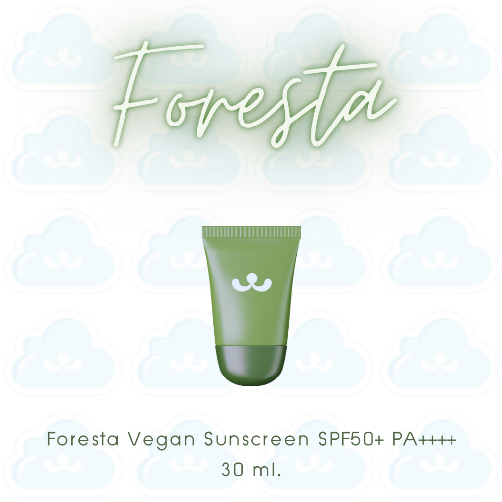 (ตัวแทน) ☁️ Foresta ครีมกันแดด Vegan Sunscreen SPF50+ PA++++ ฟอเรสต้า ...