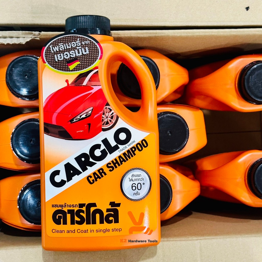 [ยกลัง12ขวด] แชมพูคาร์โก้ คาร์โก้แชมพู CARGLO SHAMPOO แชมพูล้างรถ คาร์โ ...