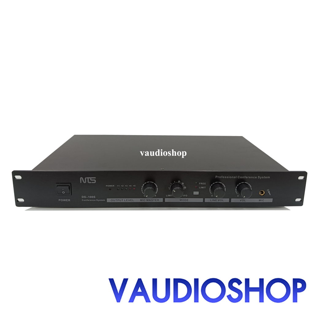 NTS DS-100S เครื่องควบคุมและจ่ายไฟ ไมค์ประชุม 1 เครื่อง DS-100 ปรีแอมป์ ชุดประชุม NTS DS100S ...