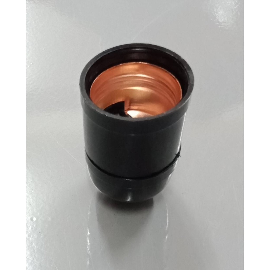 ขั้วห้อยเกลียว ดำ E27-N ขั้วหลอดมีความเหนียว ทนทาน ไม่แตกร้าว ผลิตจากพลาสติกคุณภาพสูง ได้มาตรฐาน ...