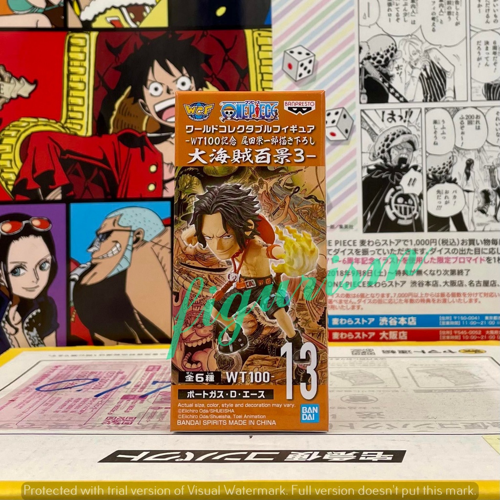 🔥 WCF Ace เอส WT100 World Top 100 Series one piece วันพีซ Vol.3 wt 13 🔥 ...