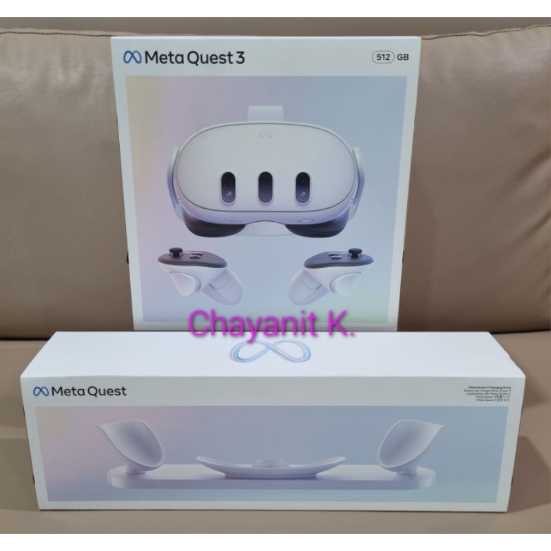 Metaquest 3 (512GB) & Metaquest 3 charging dock (official) มือ1 ...
