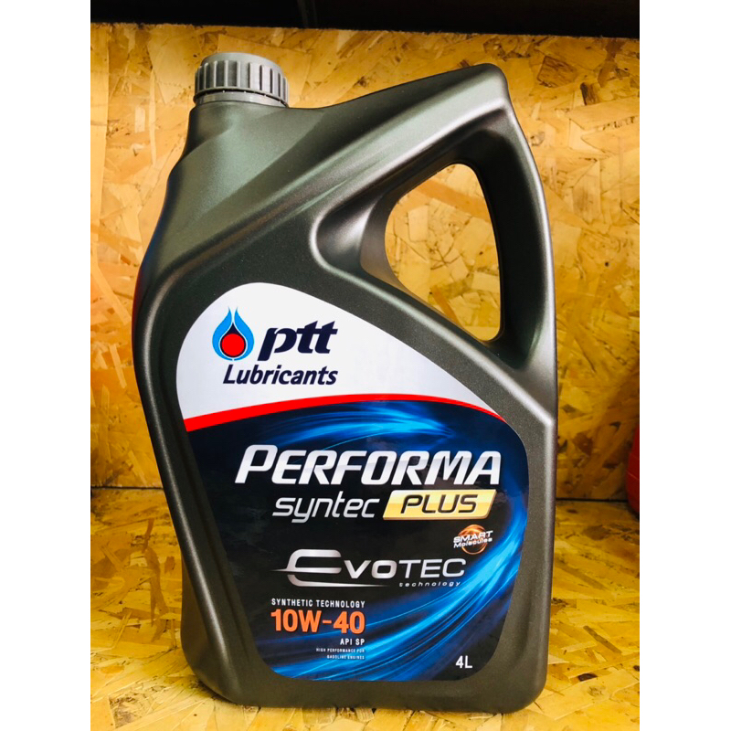 น้ำมันเครื่อง ปตท ptt performa syntec plus 10w-40 (4 ลิตร) | Shopee Thailand